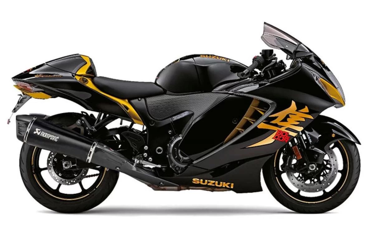 La Hayabusa más especial, 100 unidades "de oro"